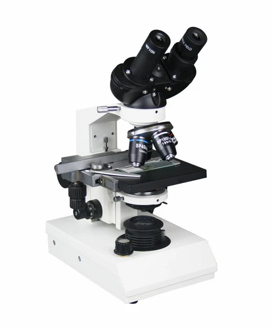 2000X PATHOLOGY VET Compound Doc Lab Microscope Variable Light Abbe ...