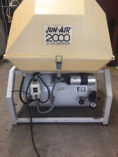 JUN-AIR SILENT COMPRESSOR 2000-40PD2 6 Cfm 40 Litre Tank £450.00 ...