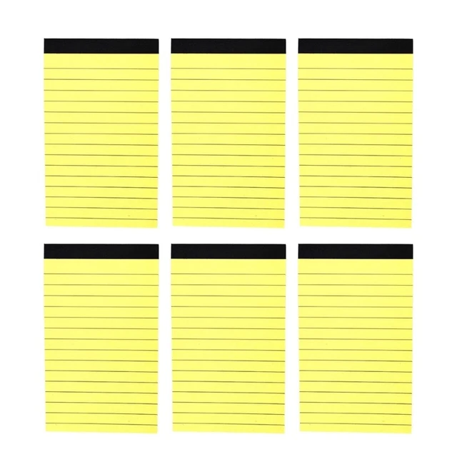 6PCS 3X5INCH SMALL Writing Pad Small Notepads Memo Padfor Writing ...