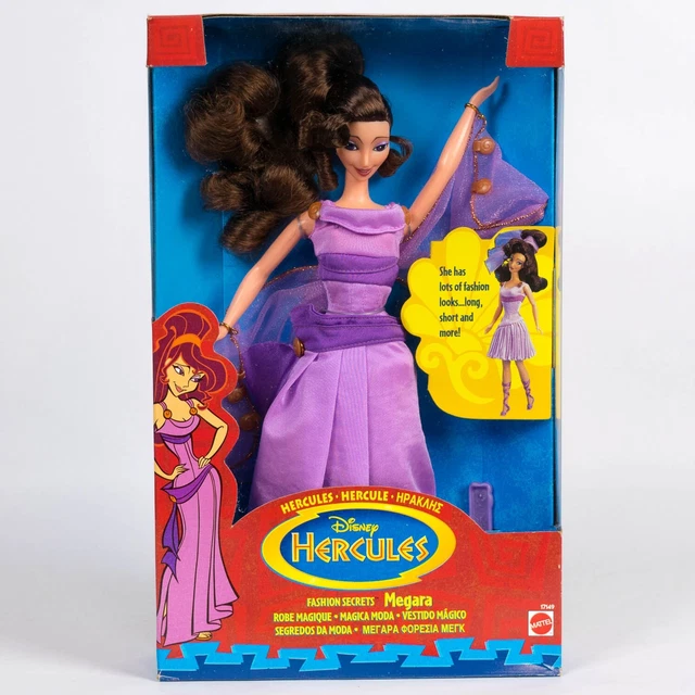 BNIB VINTAGE 1997 Mattel Disney Hercules Fashion Secrets doll - Megara ...