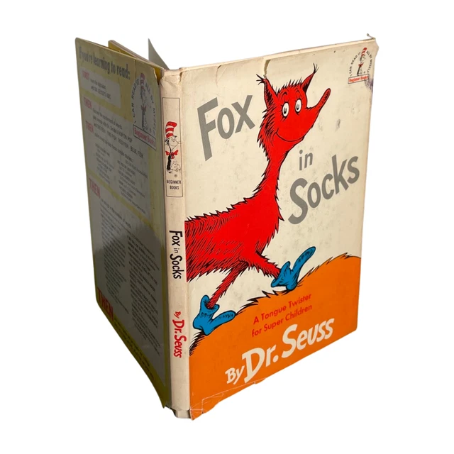 FOX IN SOCKS Dr Seuss HB/DJ True First Edition £173.27 - PicClick UK