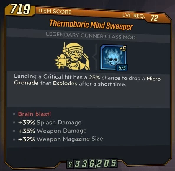 BORDERLANDS 3 [PC/PSN/XBOX]: Mind Sweeper Class Mod (Level 72 - SPLASH ...