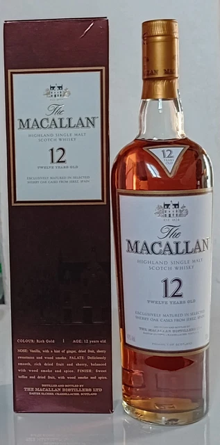 MACALLAN (THE) 12 Ans Sherry Oak Casks From Jerez 40% EUR 350,00 ...