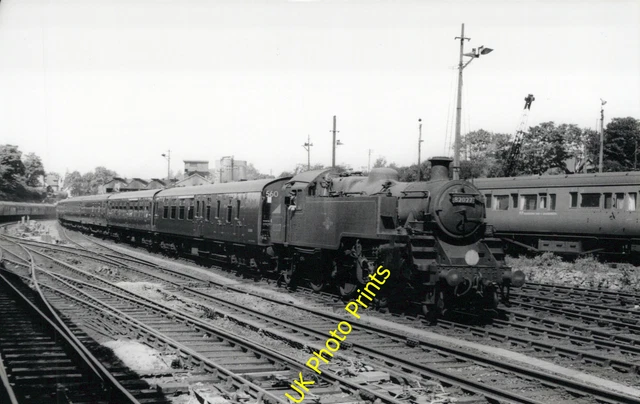 RAILWAY PHOTO 6X4 BR STD Class 3 2-6-2T 82027 Passenger Bournemouth 7/8 ...