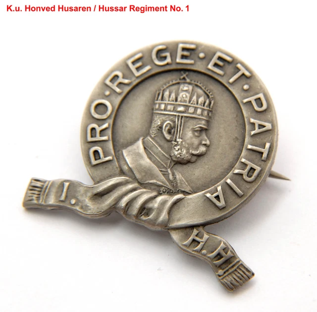K.U.K KAPPENABZEICHEN,HONVED HUSAREN Regiment Nr. 1,kuk cap badge ...