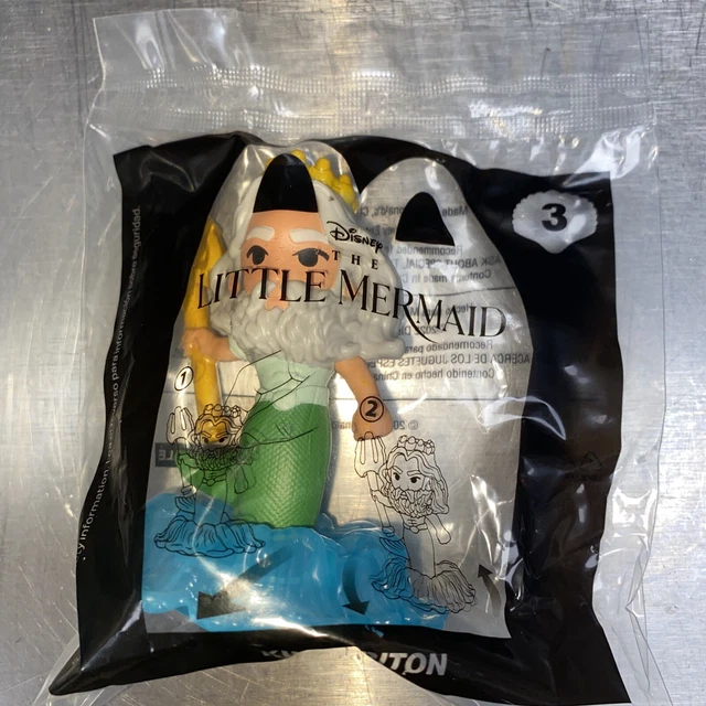 MCDONALDS HAPPY MEAL Toy The Little Mermaid #3 KING TRITON Toy $3.01 ...