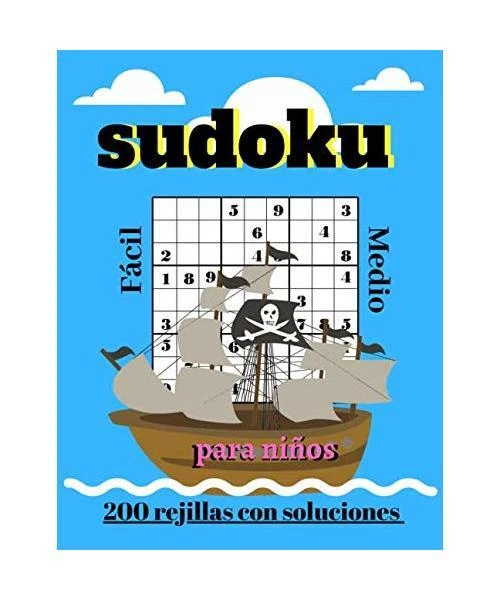 SUDOKU PARA NIÑOS facil medio: 200 puzzles 9x9 con soluciones, libro de activid EUR 15,25 ...