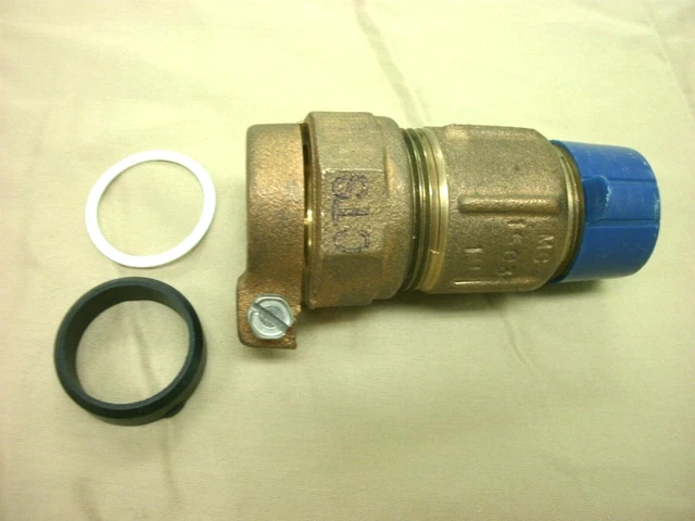 NEW-FORD ONE INCH Copper x MALE IPS Brass Compression Coupling for ...