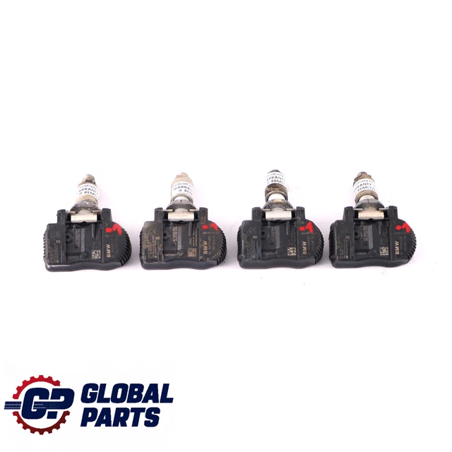 GENUINE BMW TYRE Pressure Wheel Module TPMS Sensor RDC 433MHZ Set Of 4 ...
