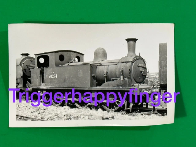 30274 CLASS G6 LSWR LOCOMOTIVE Railway Steam Photo engine BR locomotive ...