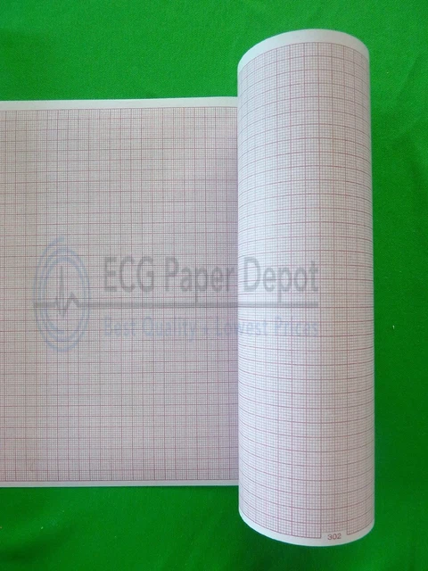 PAPIER GRAPHIQUE D'ENREGISTREMENT de cardiologie médicale ECG ECG ...