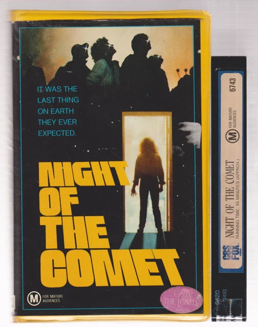 RARE VHS VIDEO Tape NIGHT OF THE COMET Big Box Ex-Rental CBS FOX Clamshell $120.00 - PicClick AU