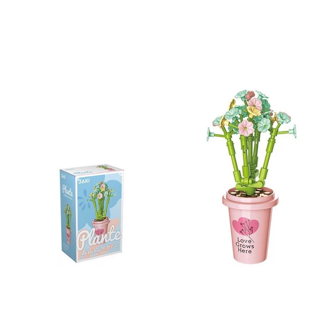 ETERNAL BRICKS BUILDING Blocks Flower Flower Bouquet Rose Flower Toy ...