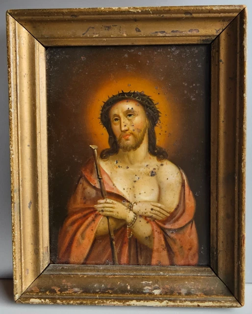 ANTIK RUSSISCHE HOLZ Ikone 19 Jh Jesus Christus Pantokrator Holz Tempera EUR 1,00 - PicClick DE