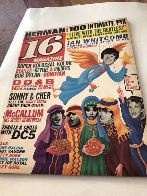 LOOKEE-- 16 MAGAZINE, Jan 1966: THE BEATLES, ROLLING STONES! £11.20 ...