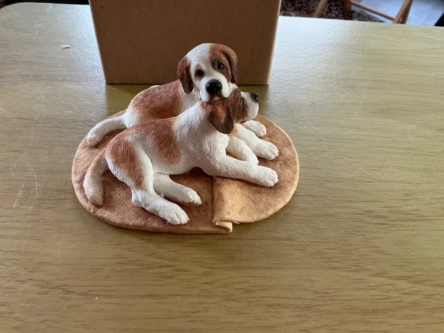 SHERRATT & SIMPSON -St Bernard Pair On Mat £6.49 - PicClick UK
