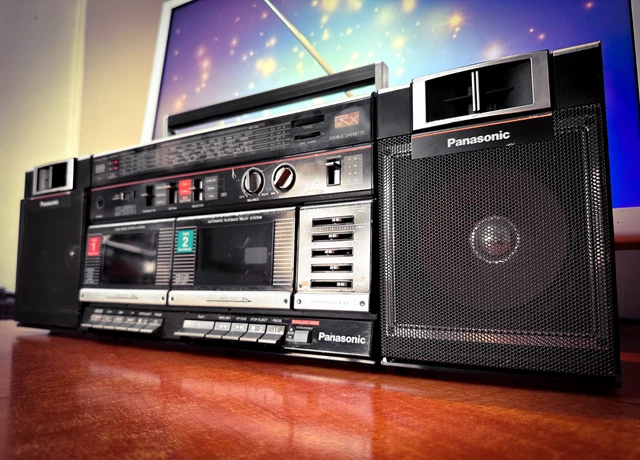 PANASONIC RX-CW31L 🌈RARE🌈 Vintage Stereo Cassette Boombox EUR 951,70 ...