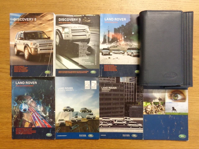 LAND ROVER DISCOVERY 3 Owners Handbook Manual and Pack 04-09 £19.99 ...