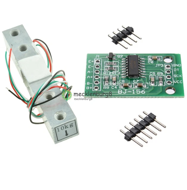 10KG SCALE LOAD Cell Weight Weighing Sensor +HX711 Weight Sensors AD ...