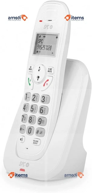 SPC KAIRO - Téléphone Sans Fil, Touches Éclairées Et Écran Blanc EUR 20 ...