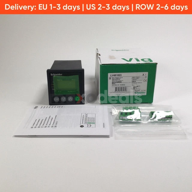 SCHNEIDER ELECTRIC LV481003 Earth leakage module protection relay RHU ...