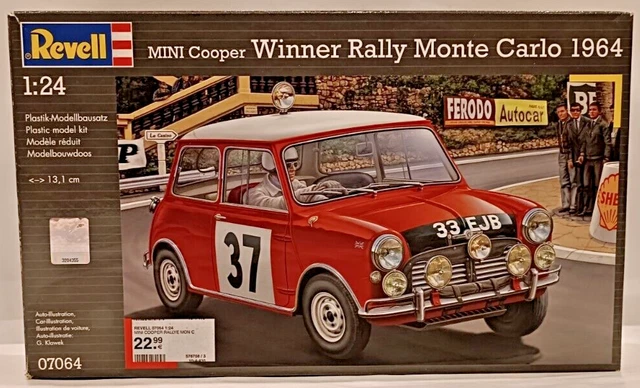 MINI COOPER WINNER Rally Monte Carlo 1964 Revell 07064 échelle 1:24 ...
