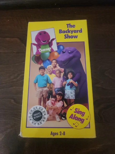 BARNEY THE BACKYARD Show VHS Tape 1992 Sing Along Vintage £19.25 ...