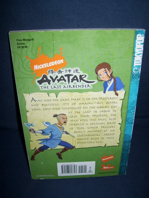 AVATAR THE LAST Airbender Vol. 5 Nickelodeon Tokyopop 2007 Cine-Manga ...