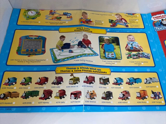 TOMY TRACKMASTER THOMAS The Tank Engine 2008 Poster and Checklist £6.99 ...