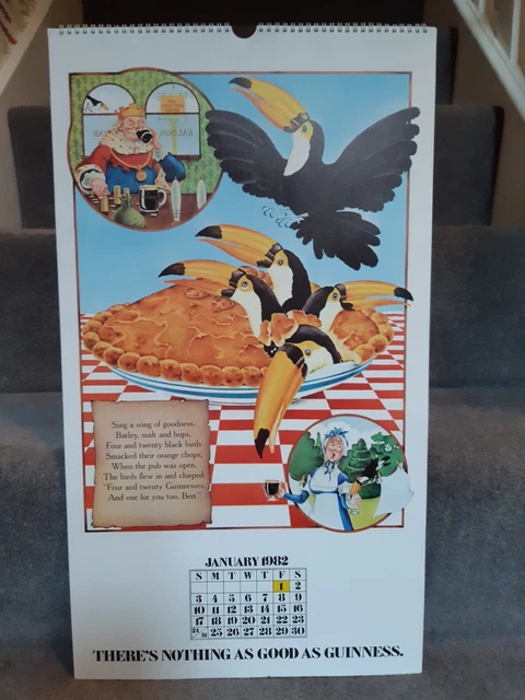 A NEW AND Unused Complete Vintage Collectable Guinness 1982 Toucan ...