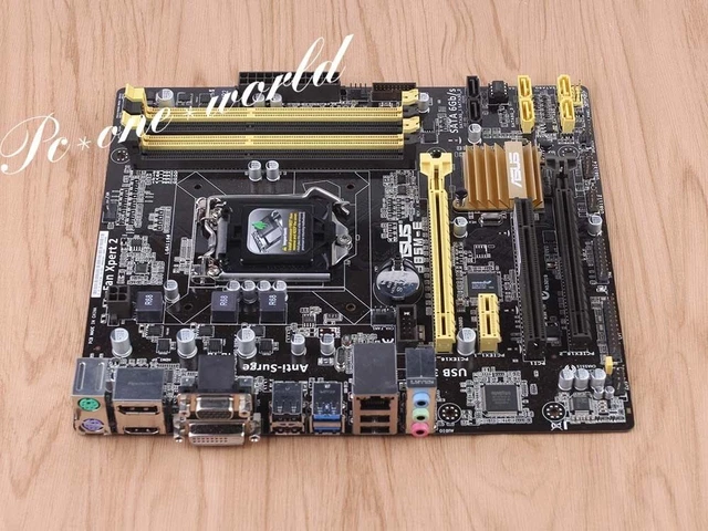 ASUS B85M-E MOTHERBOARD LGA 1150 DDR3 VGA DVI HDMI USB3.0 Intel B85 100 ...