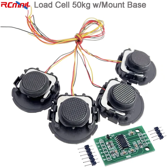 WEIGHT SENSOR 50KG Half-bridge Load Cell Strain Gauge Body Scale ...