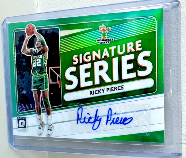 RICKY PIERCE SIGNATURE Series 2020-21 Donruss Optic Auto et PRIZM #SS ...