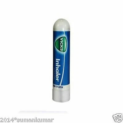 VICKS INHALER FOR Nasal Congestion Cold Allergy Blocked Stuffy Nose ...