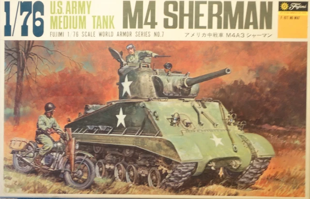 FUJIMI WA7 1-76th US Panzer M4 SHERMAN - Bausatz - Angebot 1 EUR 24,75 ...
