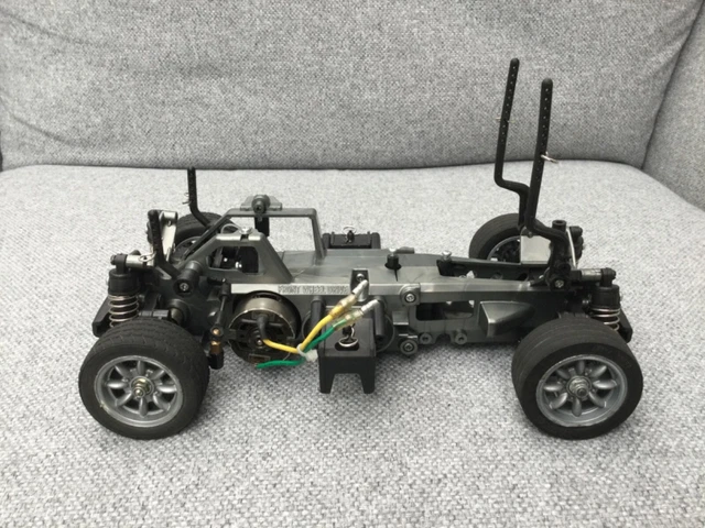 TAMIYA RC VINTAGE Rover Mini Cooper Racing M03 Rolling Chassis FWD M01 ...