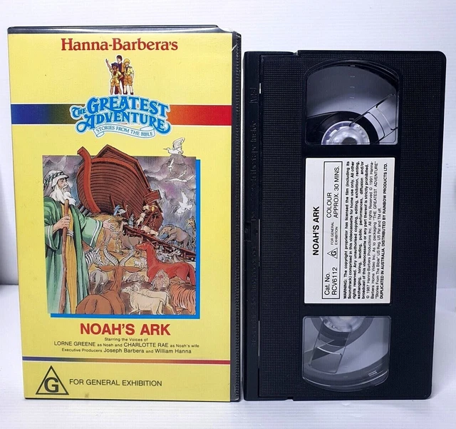 HANNA BARBERA THE Great Adventure Noahs Ark Bible Stories VHS Hanna ...