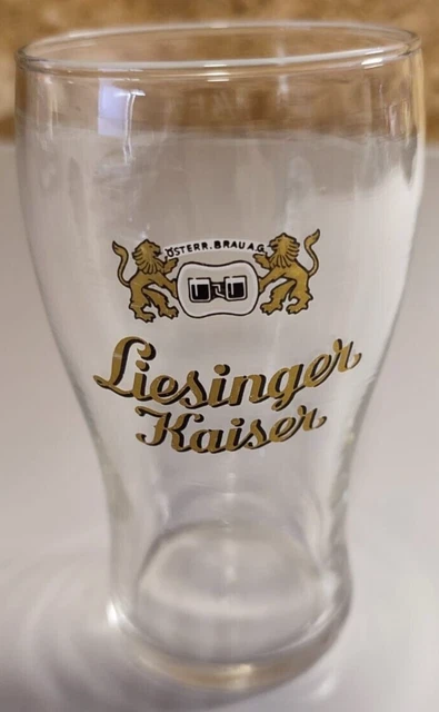 LIESINGER KAISER / Bierglas der Liesinger Brauerei Wien / seltenes ...