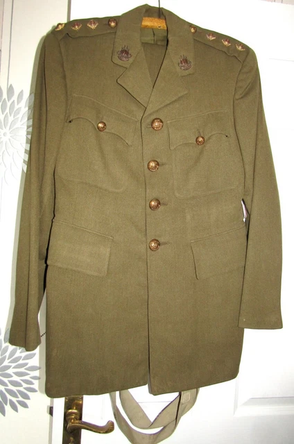 WW2 ARMY EDUCATIONAL CORPS OFFICERS AUSTERITY SERVICE DRESS UNIFORM ...