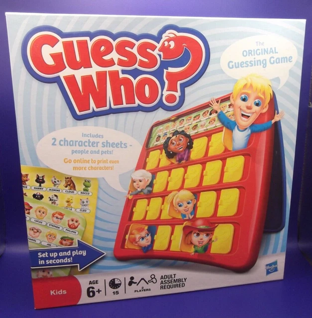 GUESS WHO THE Original Guessing Board Game Hasbro 2011 VGC & Complete £ ...