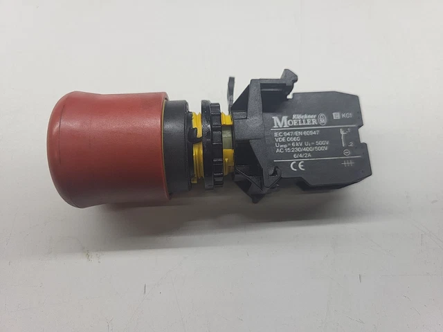 KLOCKNER MOELLER IEC 947/EN 60947 STOP SWITCH, pulled from Matsuura RA ...