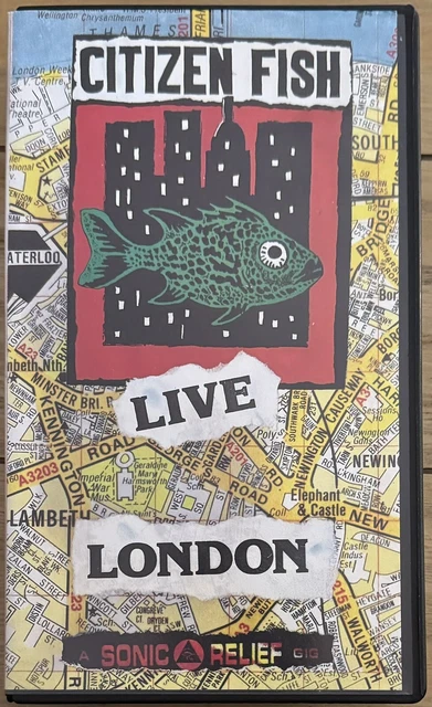 CITIZEN FISH - Live London VHS Tape Rare 1991 Punk, Ska, Subhumans. $30 ...