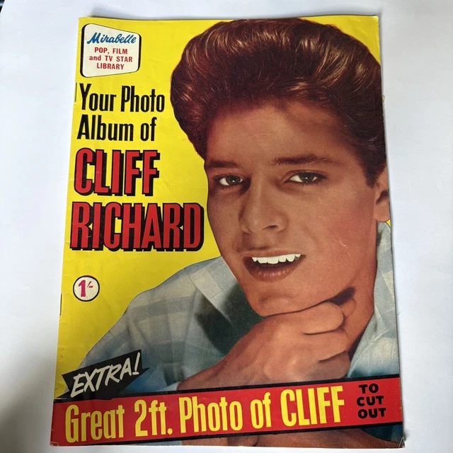CLIFF RICHARD -MIRABELLE Library-Original A4 Rock n Roll music magazine ...