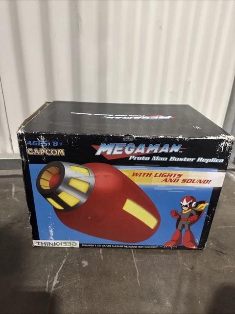 MEGA MAN PROTO Man Buster Replica Capcom Think Geek(Rare Collectible) £ ...