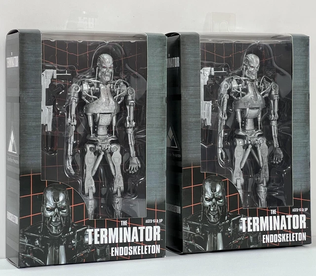 NECA TERMINATOR 2 Judgment Day 7" T-800 Endoskeleton Arnold Action ...