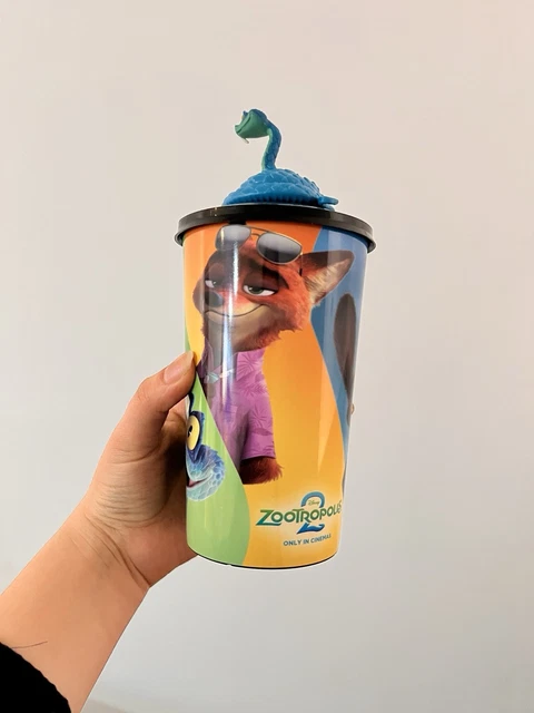 ZOOTROPOLIS ZOOTOPIA 2 Drink Cup WITH Nick Wilde Topper NEW (includes ...