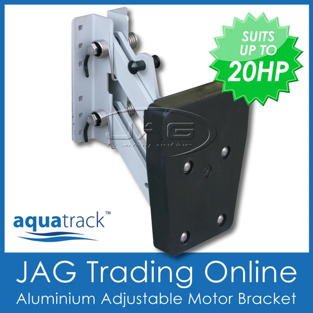 HEAVY DUTY ALUMINIUM Marine Outboard Auxiliary Boat Motor Bracket 7.5Hp ...