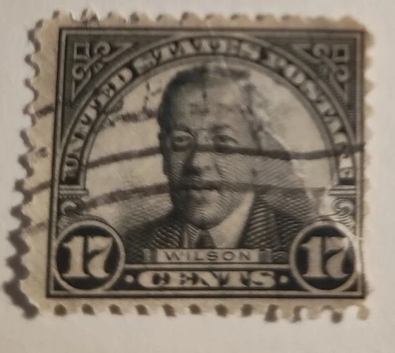 RARE UNITED STATES USA Postage Woodrow Wilson 17 seventeen cents 17c ...