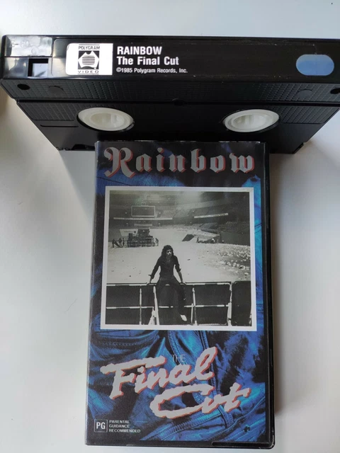 RAINBOW THE FINAL Cut - Video Collection VHS cassette PAL 1985 ...