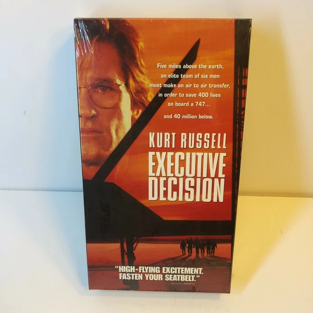 EXECUTIVE DECISION 1996 Halle Berry Video Kurt Russell VHS Tape New ...